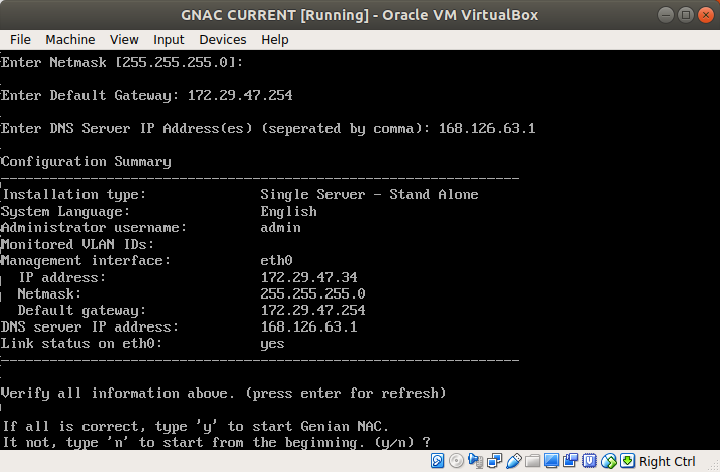 Installing Genian NAC — Genians Documentation 5.0.67 documentation